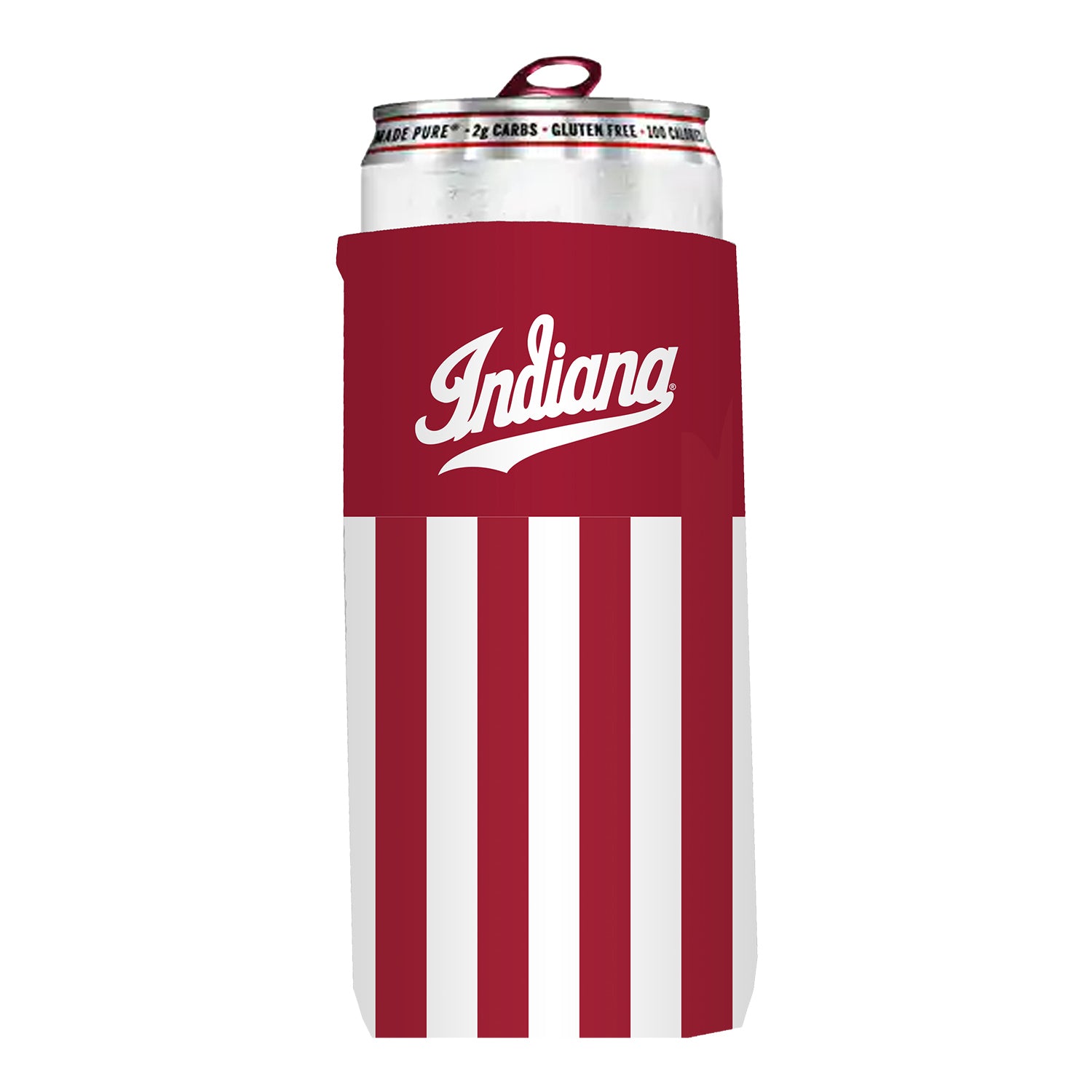 Indiana Hoosiers Candy Stripe Slim Can Coozie - Official Indiana ...